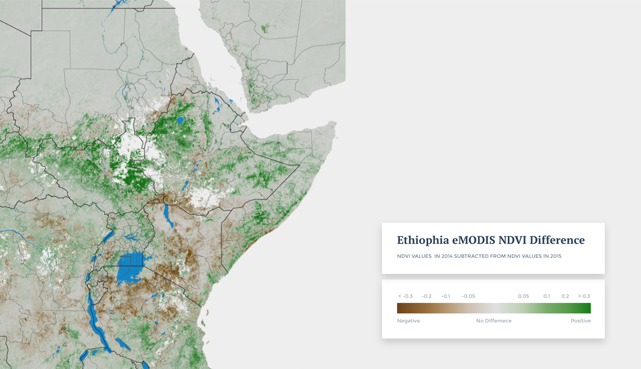 Ethiopia Climate Map